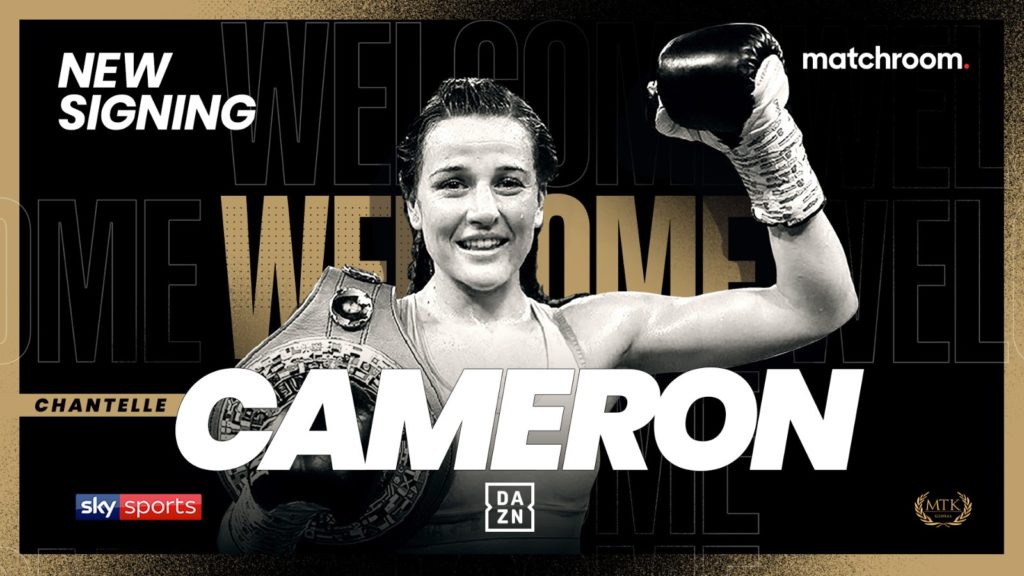 Matchroom Boxing adds Chantelle Cameron to Their Heavy 135/140 Pound ...